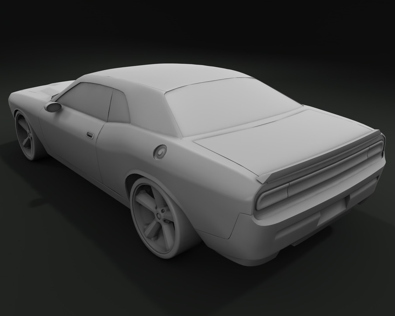 Dodge Challenger 3d Model