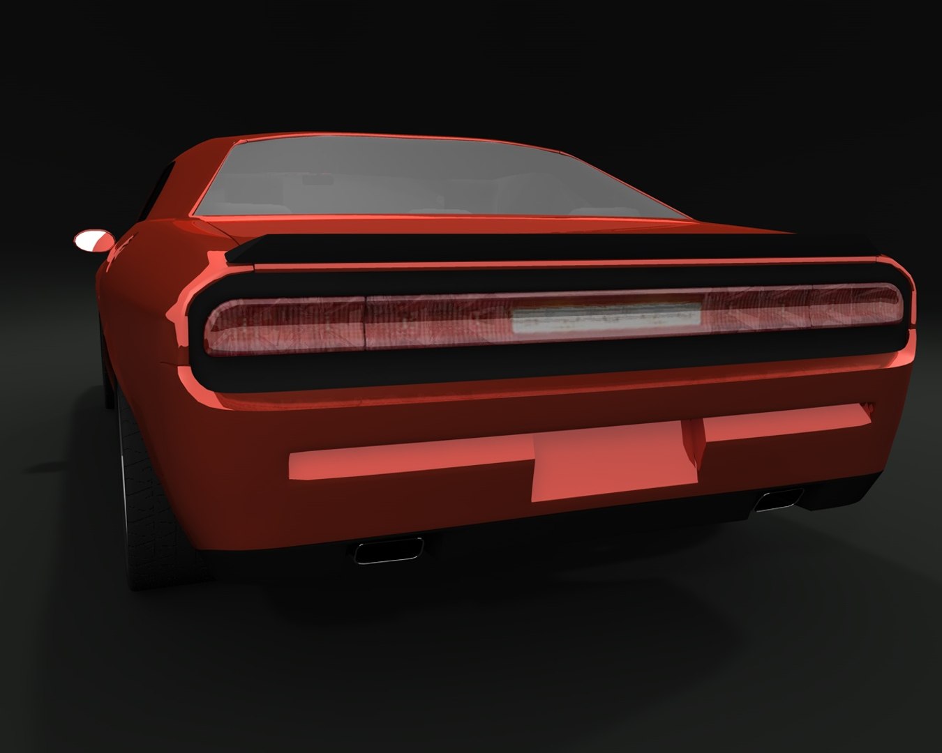 Dodge Challenger 3d Model