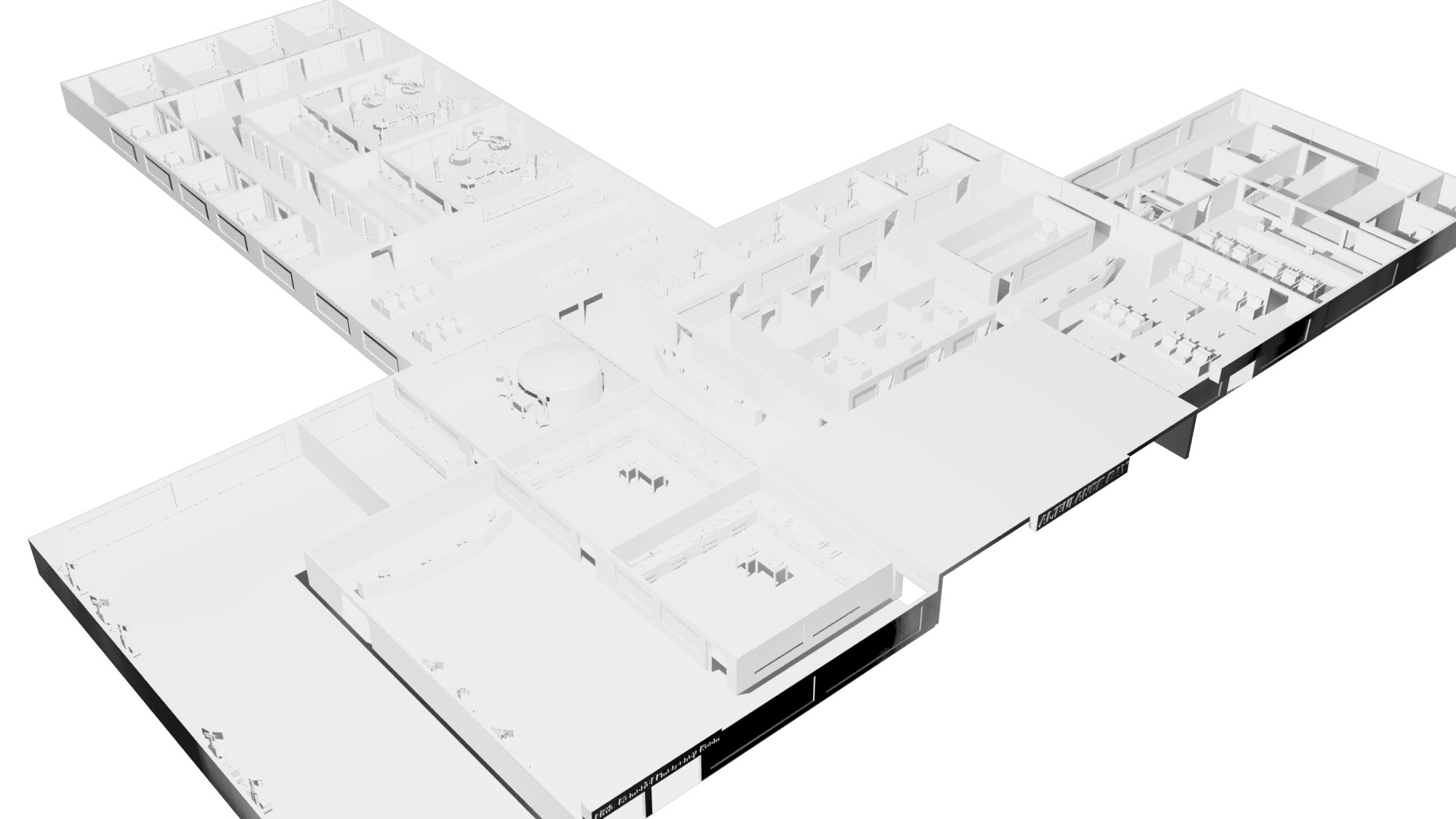 3d Hospital Medical Model