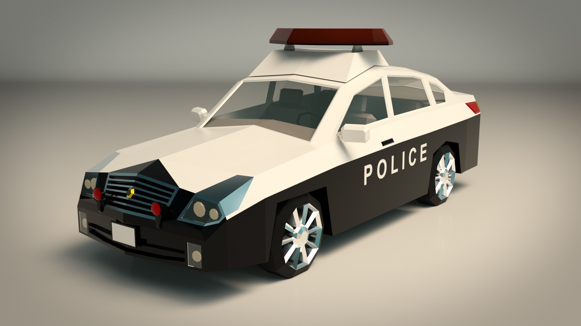 3D Police Car - TurboSquid 1533607