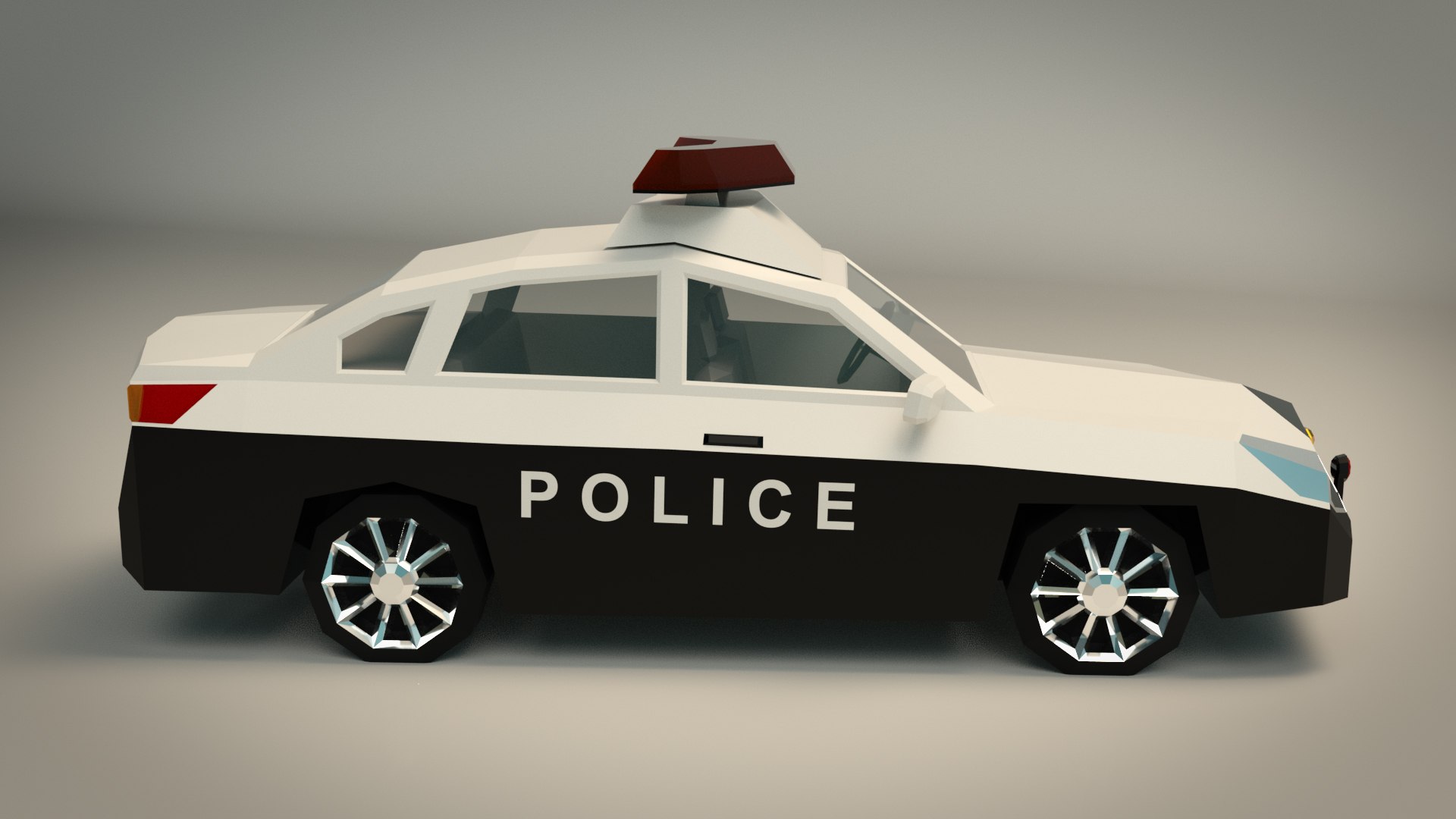 3D Police Car - TurboSquid 1533607