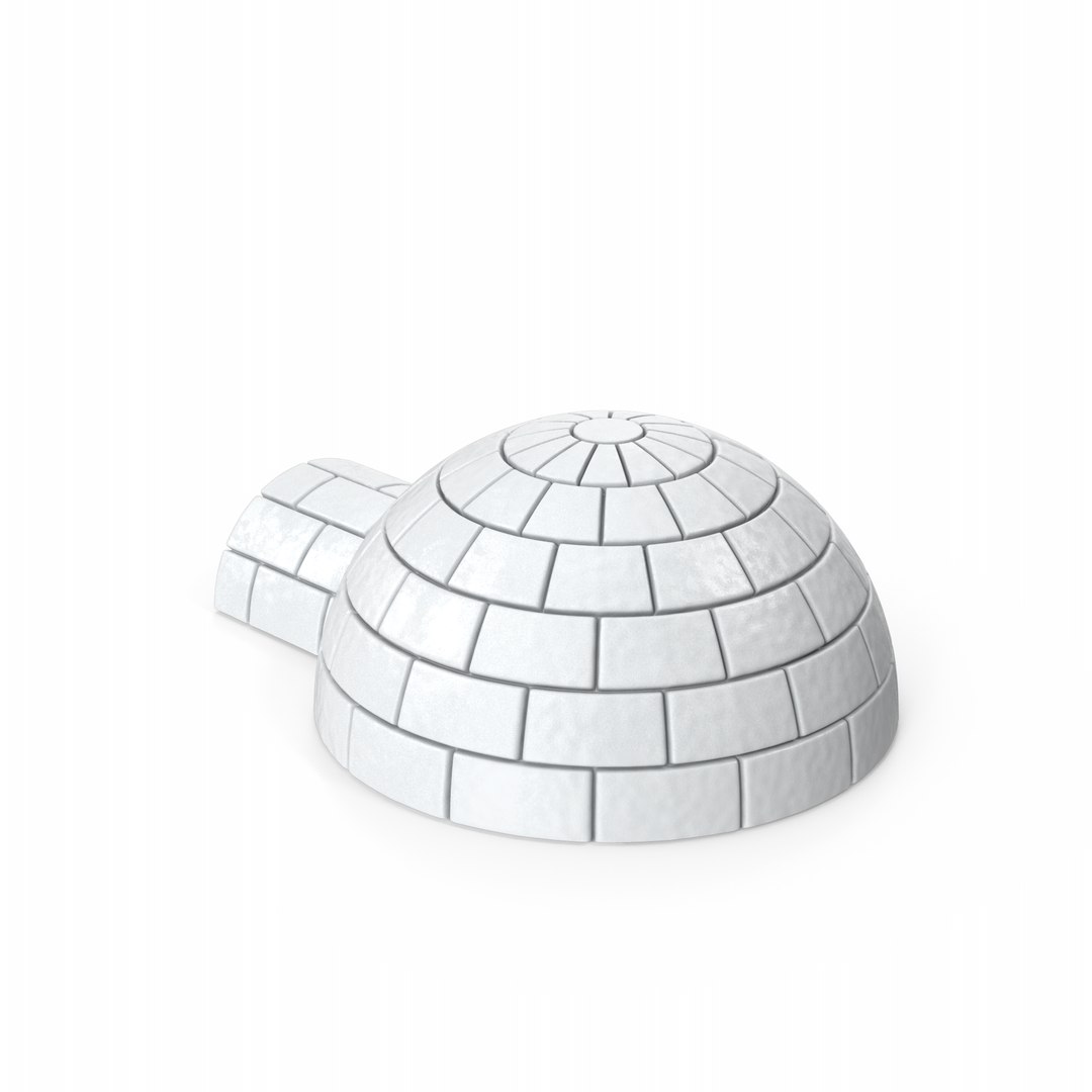 3D Snow Igloo Model - TurboSquid 2271637