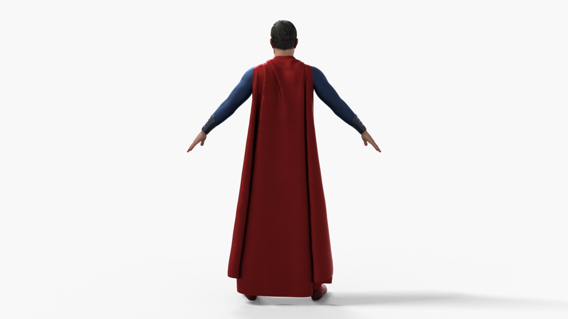 Superman Rigged Animated Low-poly 3D Model - TurboSquid 2343616