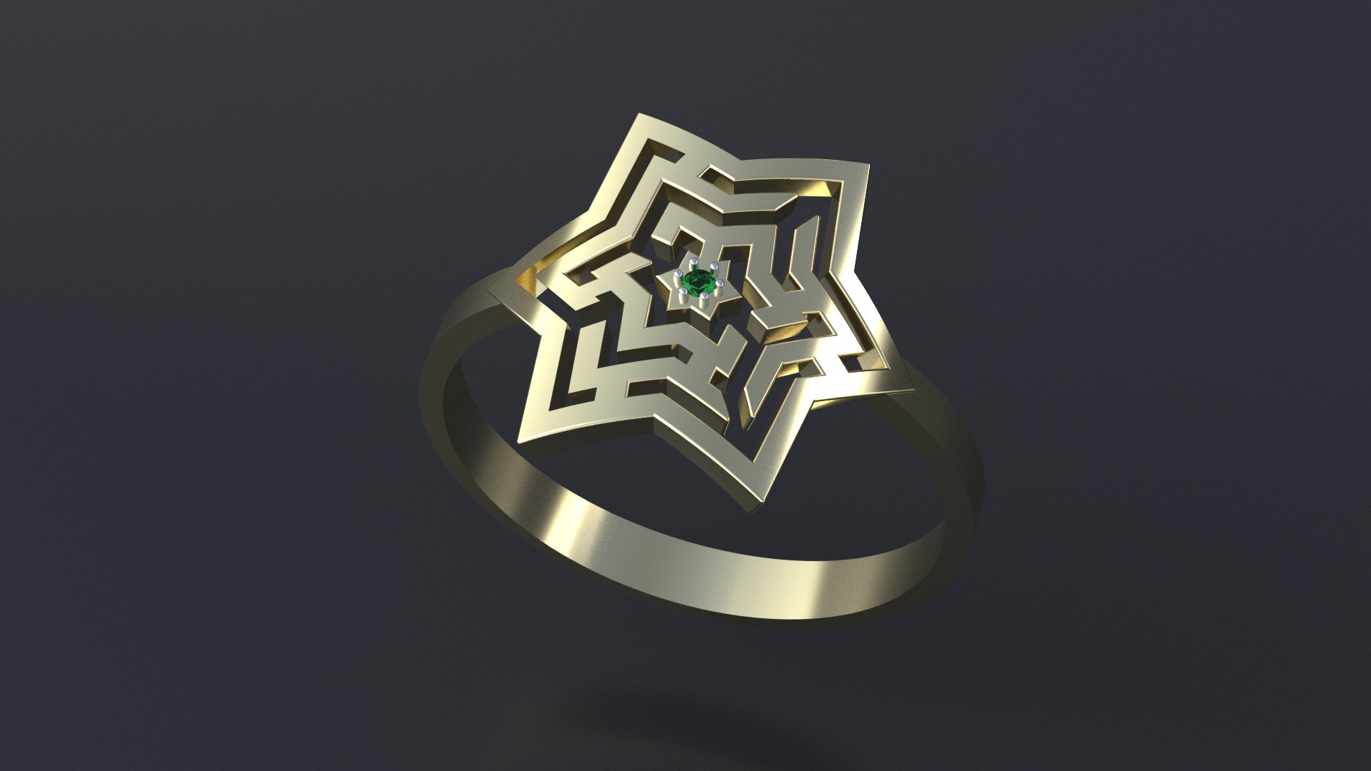 Star Maze Ring For CNC Or 3D Print Model 3D Print Model 3D - TurboSquid ...
