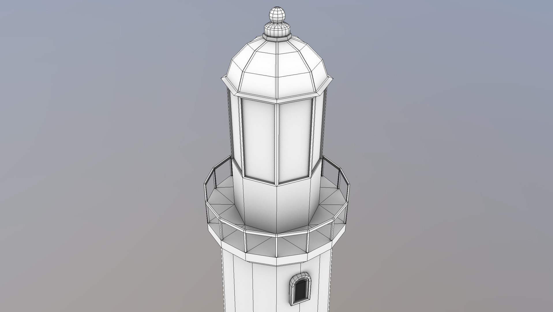 Stone fort lighthouse 3D model - TurboSquid 1521458
