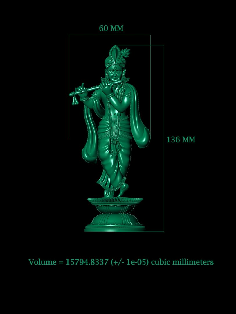 3D Krishna model - TurboSquid 1735516
