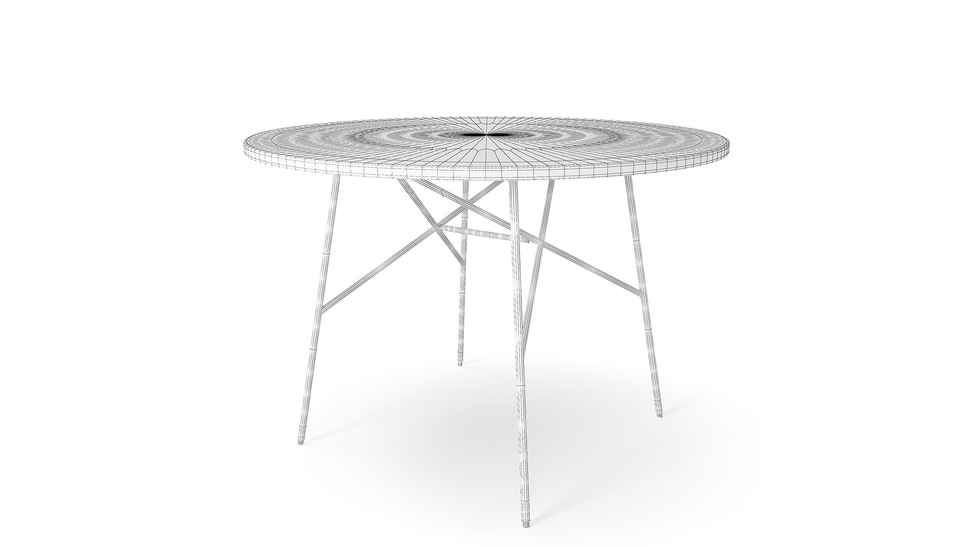 Pavilion Bistro Table 3D Model - TurboSquid 2216101