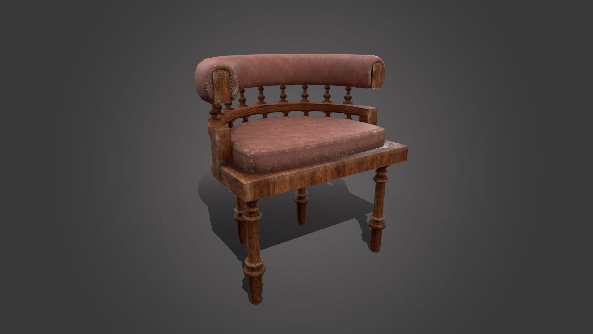 3D Old Chair Model - TurboSquid 1904767