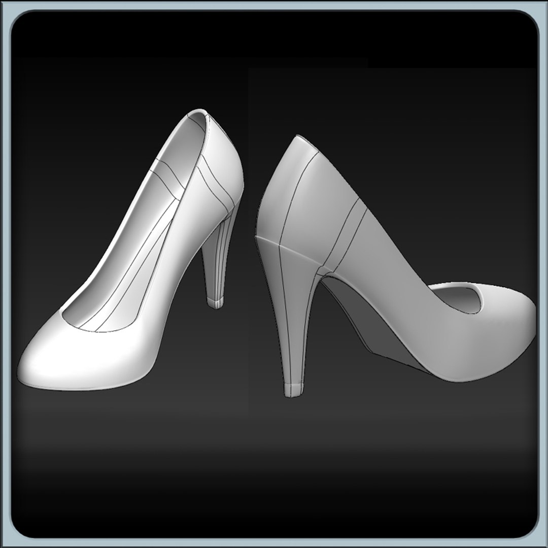 3d Igs Women Shoe Solidworks Model