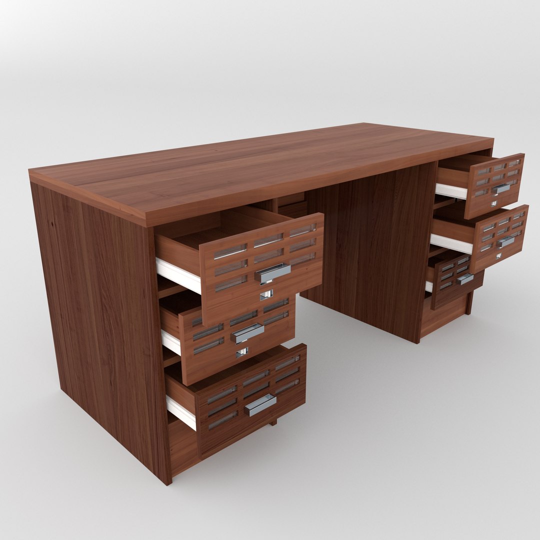 3D Office Table Model - TurboSquid 1215234