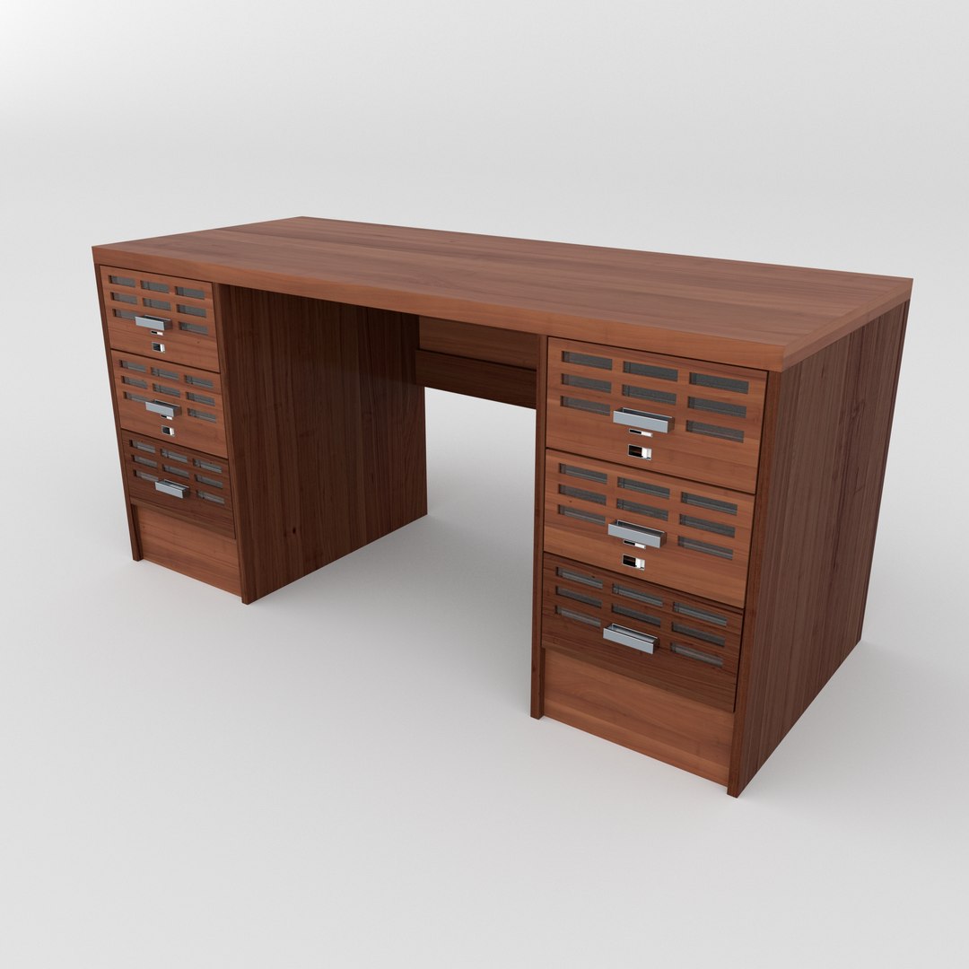 3D Office Table Model - TurboSquid 1215234