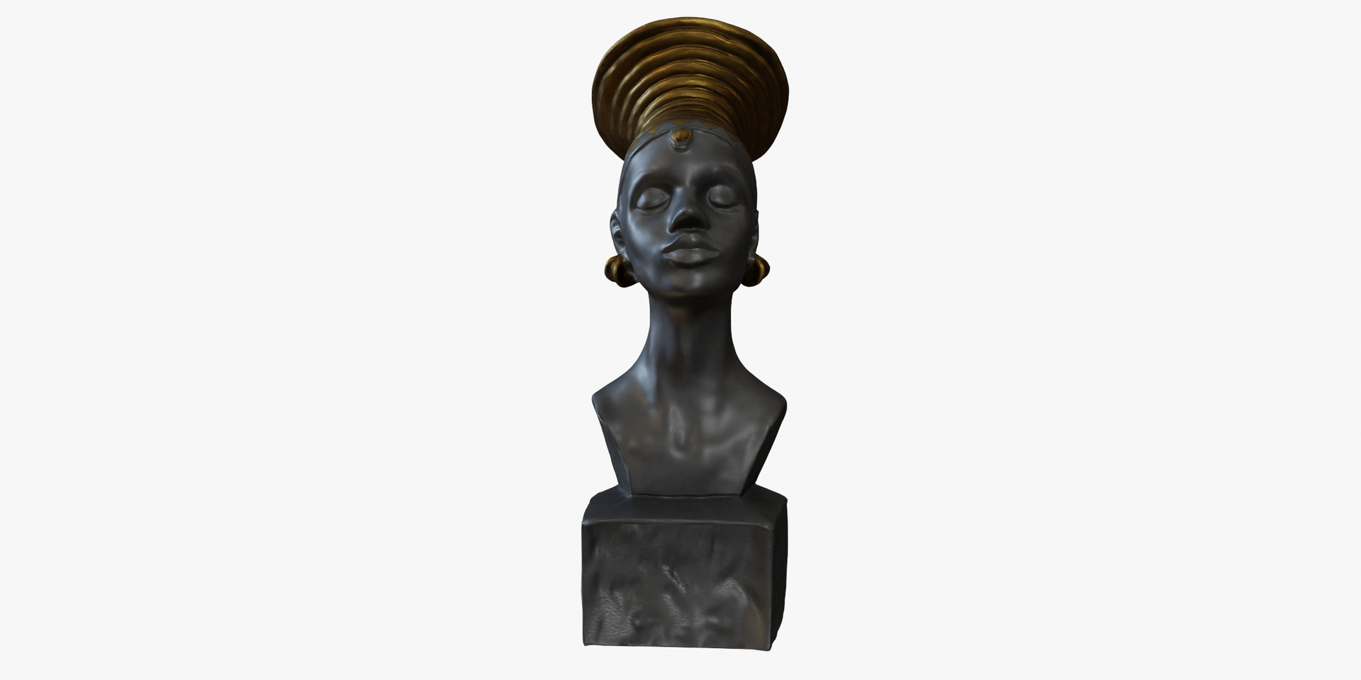 Nubian Kandake Woman Bust 3D Model - TurboSquid 2227094