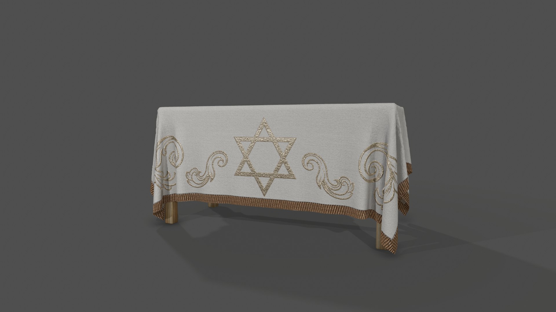 Torah Table 3D - TurboSquid 1528949