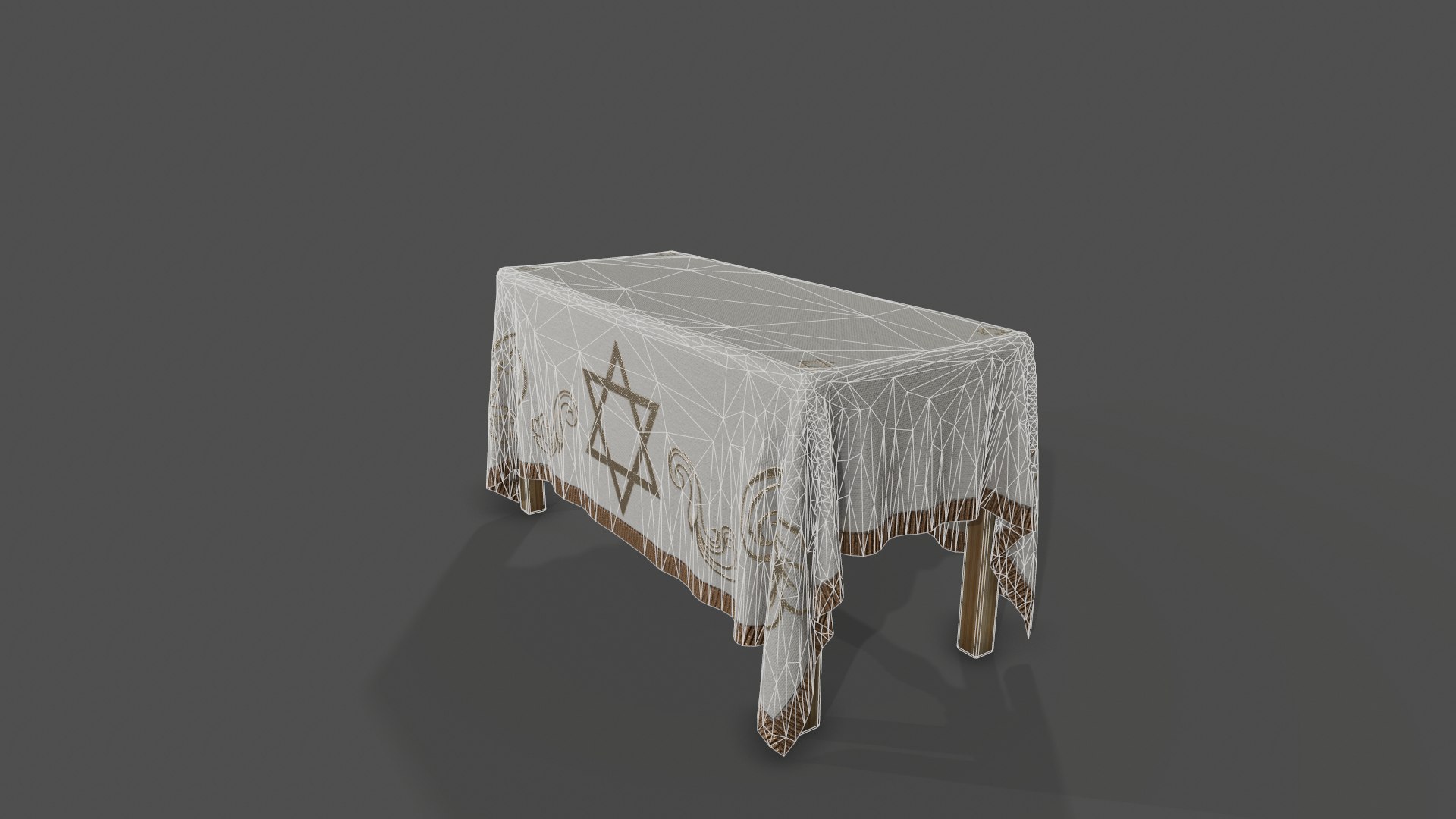 Torah Table 3D - TurboSquid 1528949
