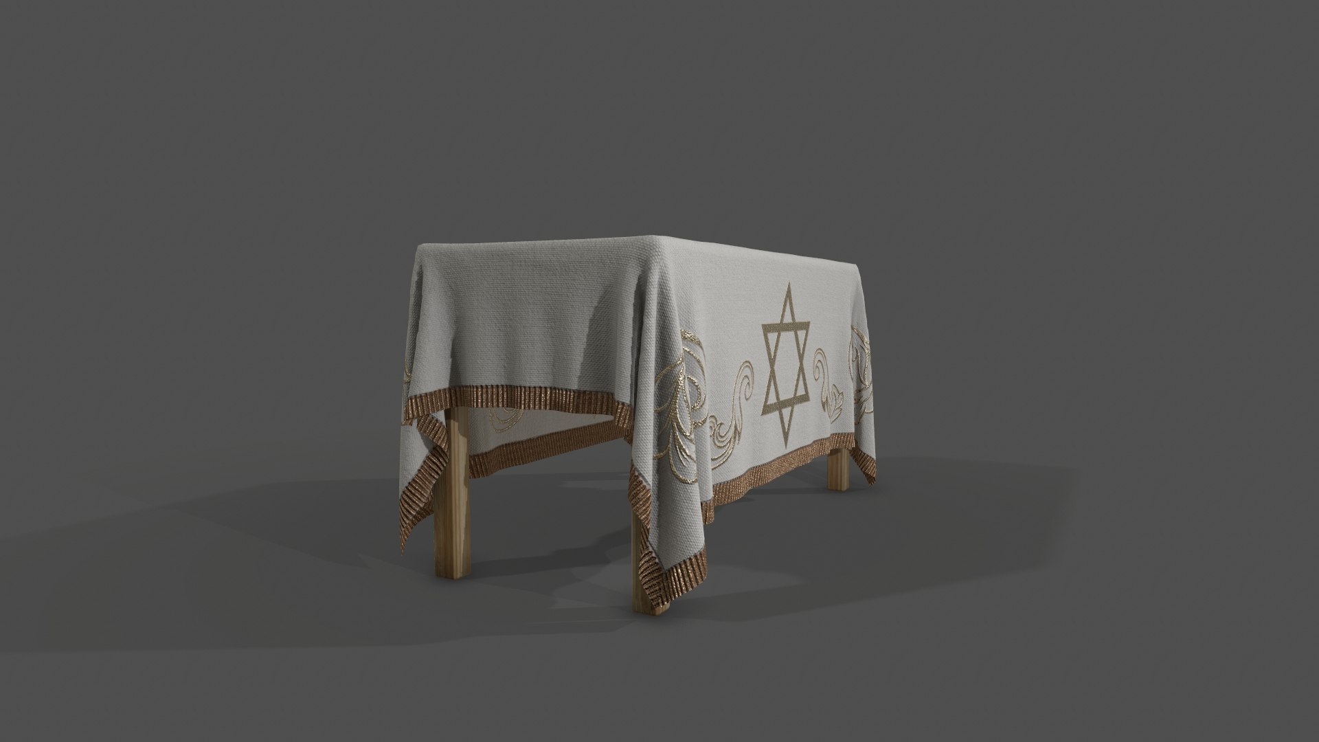 Torah Table 3D - TurboSquid 1528949