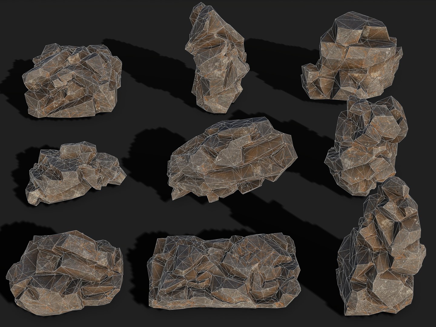 Mountain Cliff Rocks - PBR Pack 01 3D Model - TurboSquid 2140116
