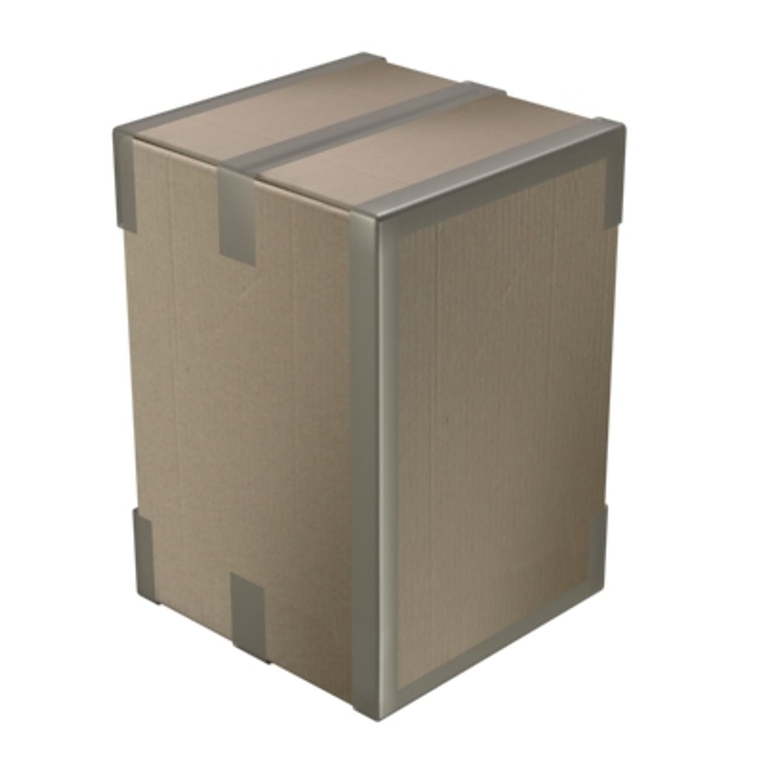 3d Model Cardboard Box