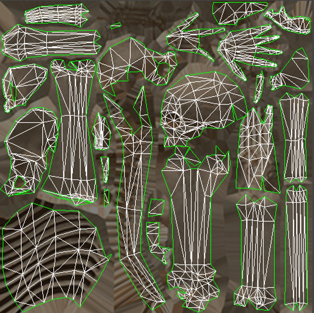 Skeleton Mobile Rigged 3D Model - TurboSquid 1453677