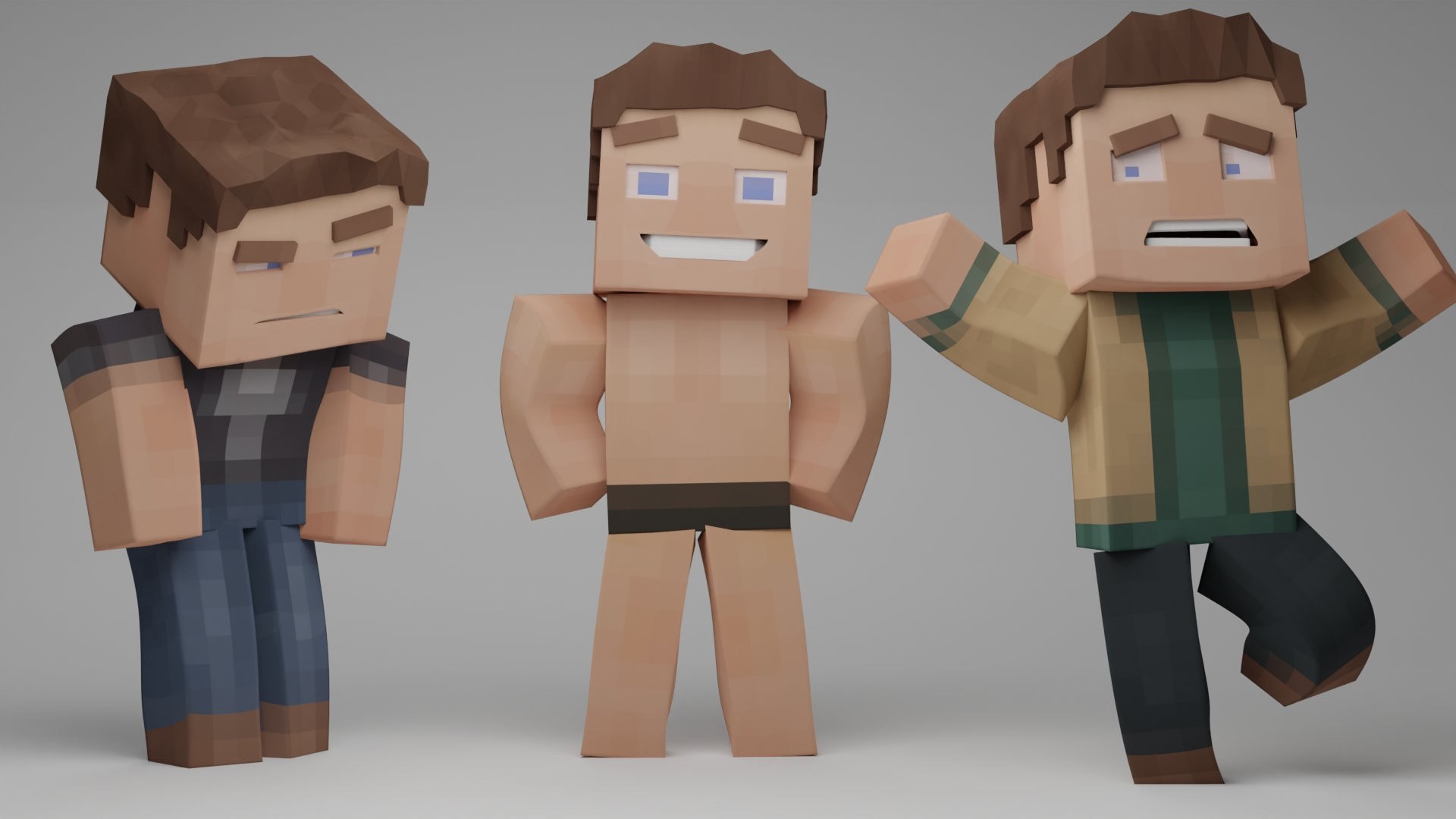 Minecraft Inspired Male Character 3D - TurboSquid 1912176
