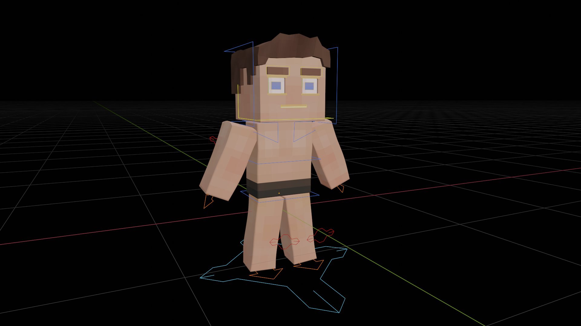 Minecraft Inspired Male Character 3D - TurboSquid 1912176