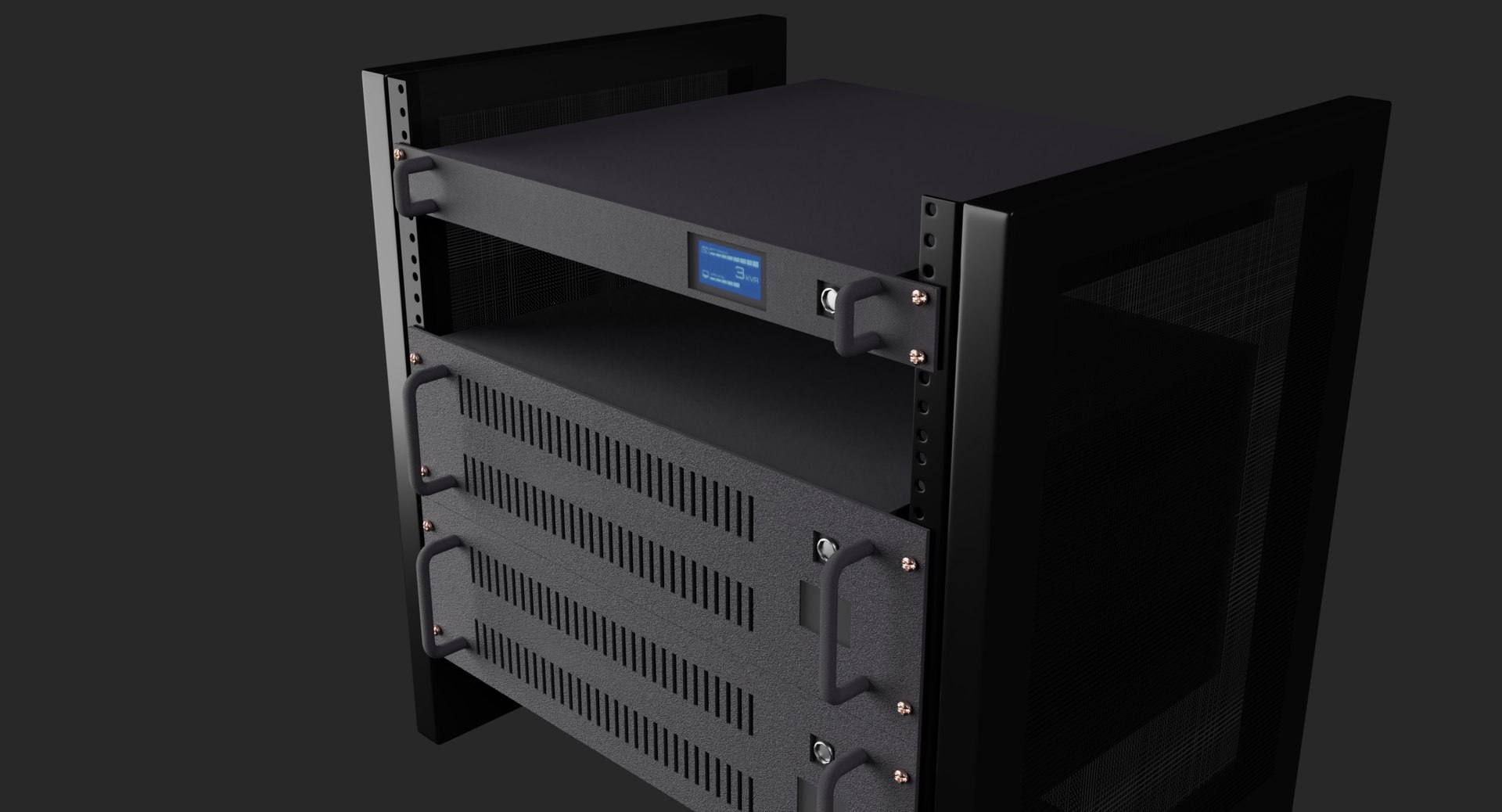 Straight 19-inch Stand Mounting 3D Model - TurboSquid 1312612