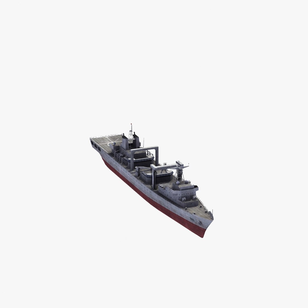 3d type 903 replenishment ship model