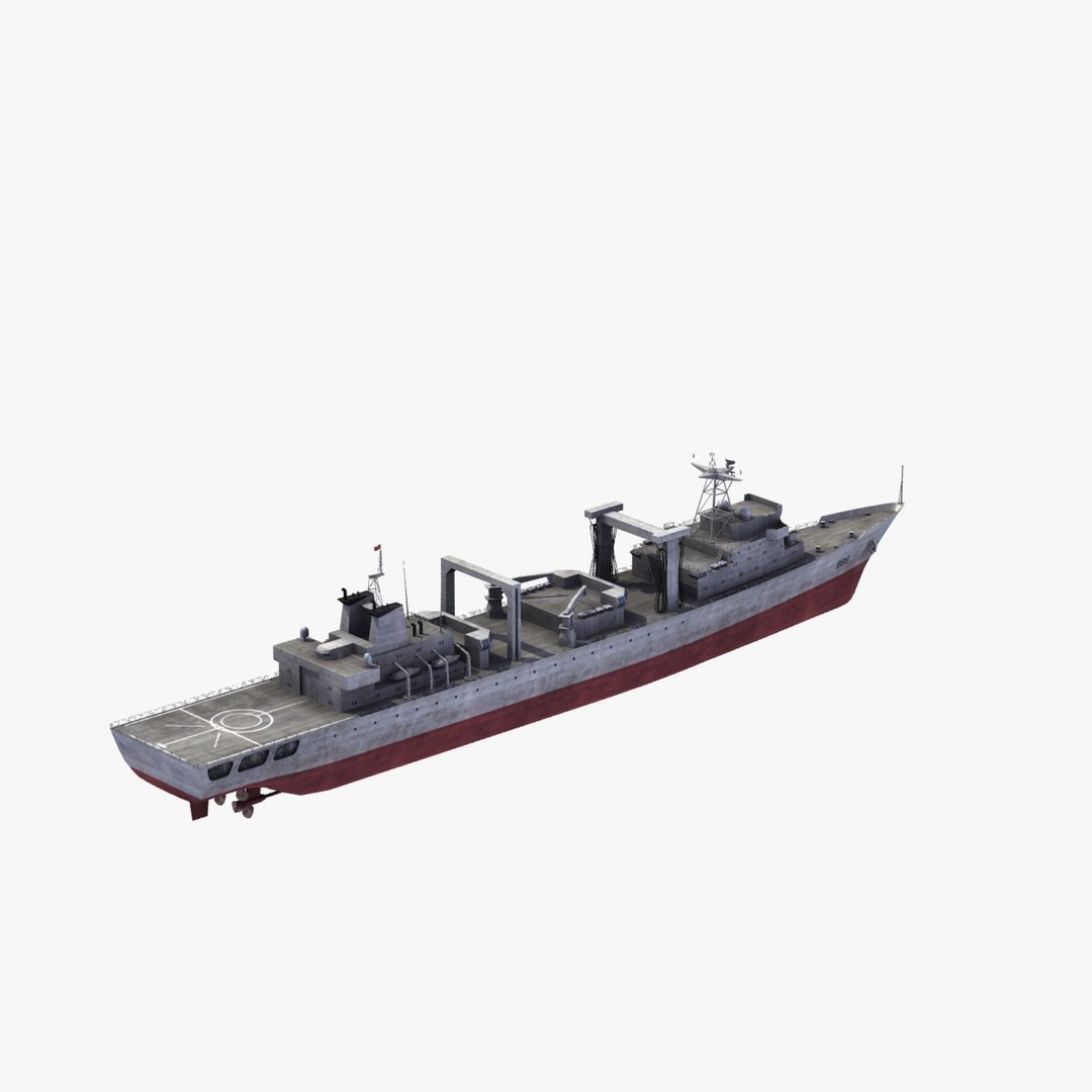 3d type 903 replenishment ship model