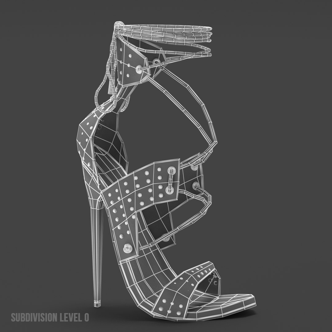 3d Heels Model