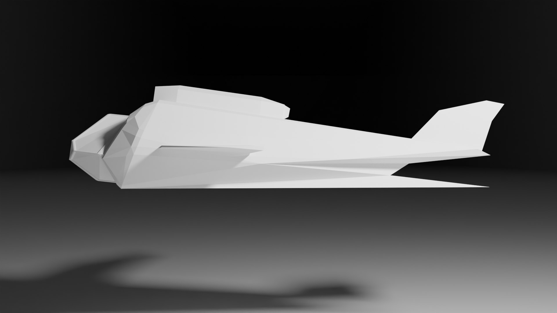 Low Poly Airplane Ver 1 3D Model - TurboSquid 1826933
