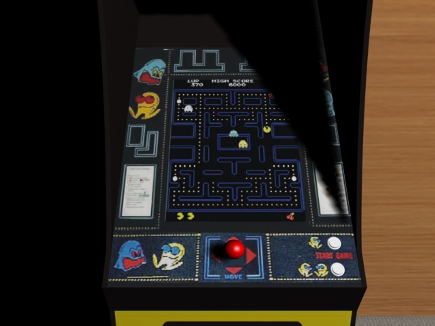 maya pacman arcade machine