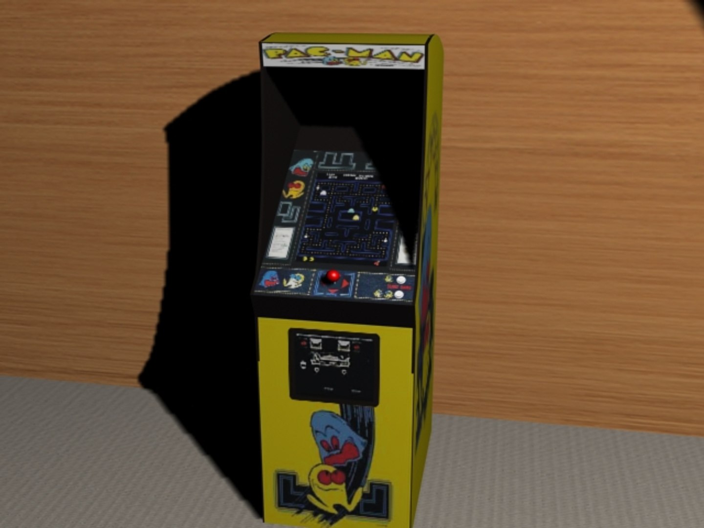 maya pacman arcade machine