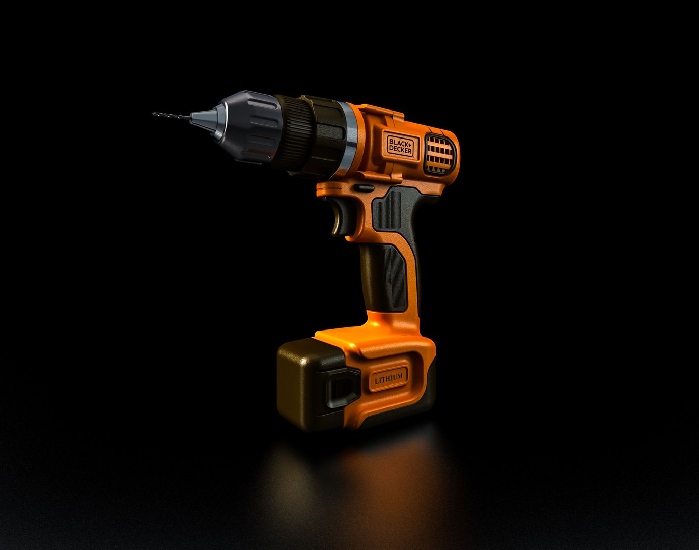 Cordless Drill 3D Model - TurboSquid 1369324