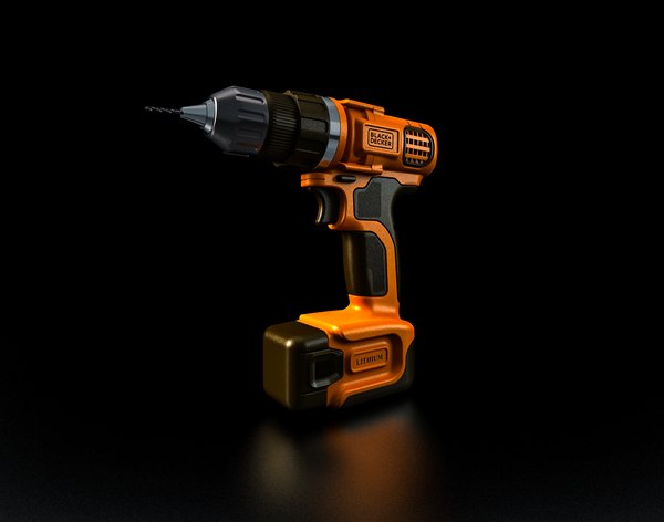 Cordless drill 3D model - TurboSquid 1369324