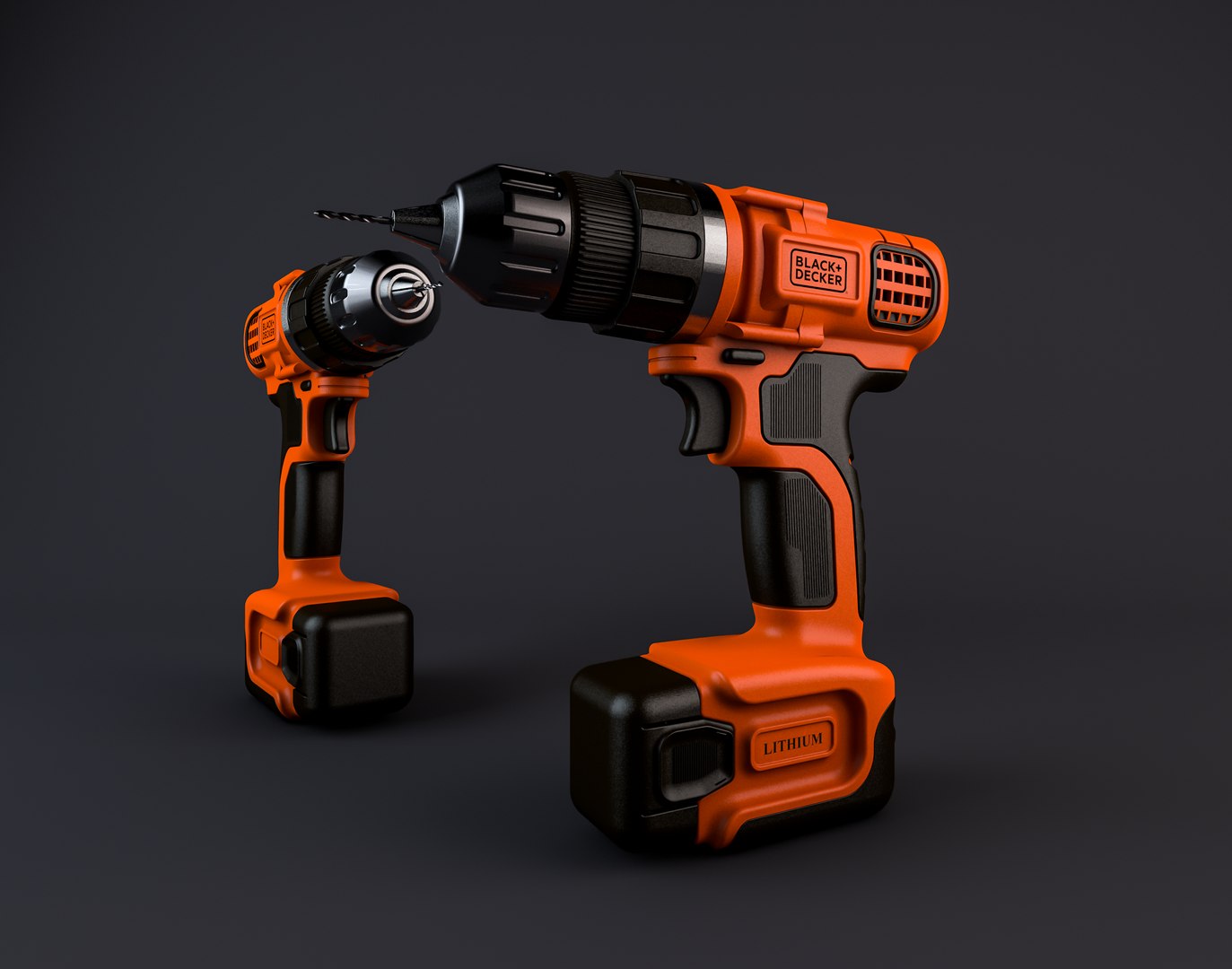 Cordless Drill 3D Model - TurboSquid 1369324
