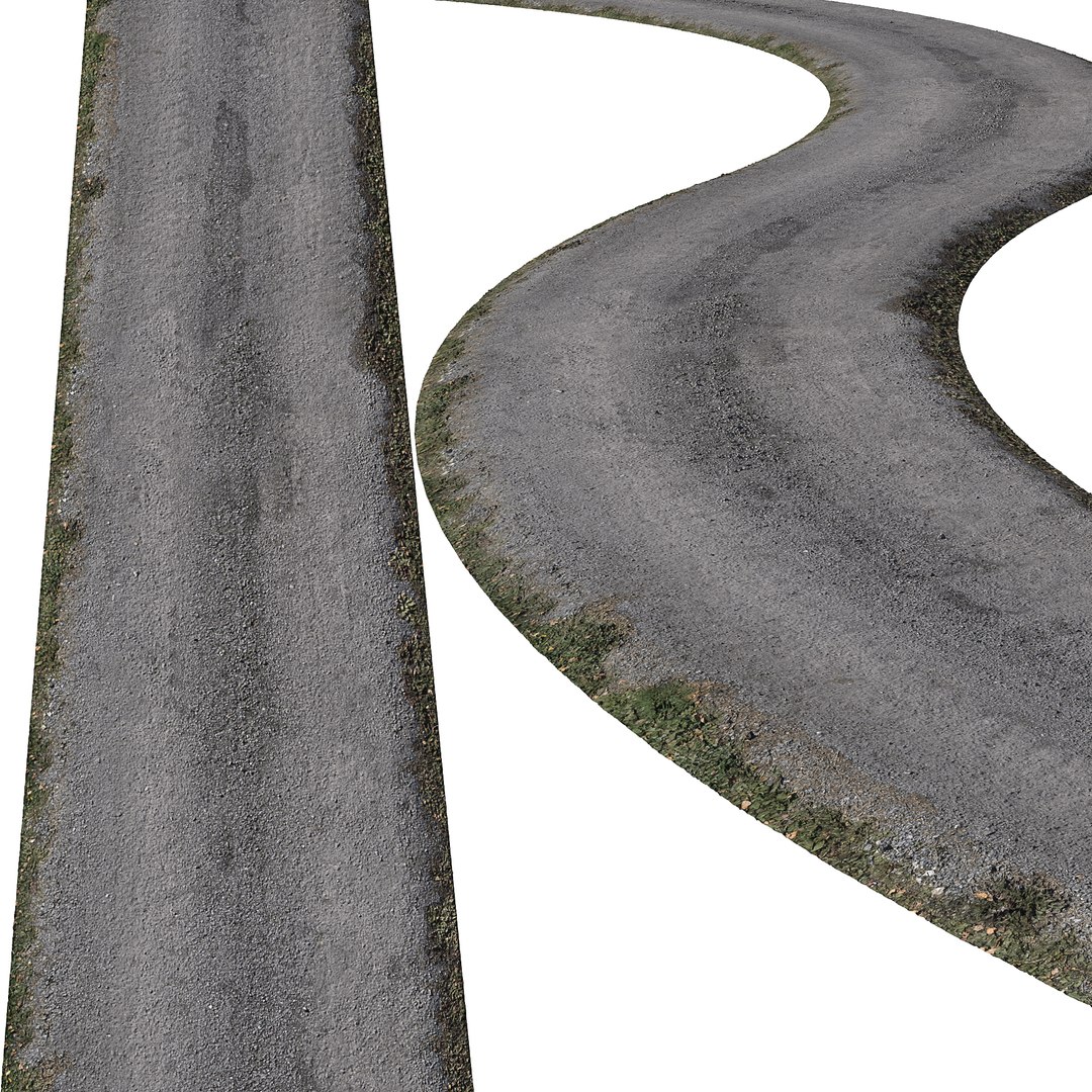 Realistic Road Model - TurboSquid 1634337