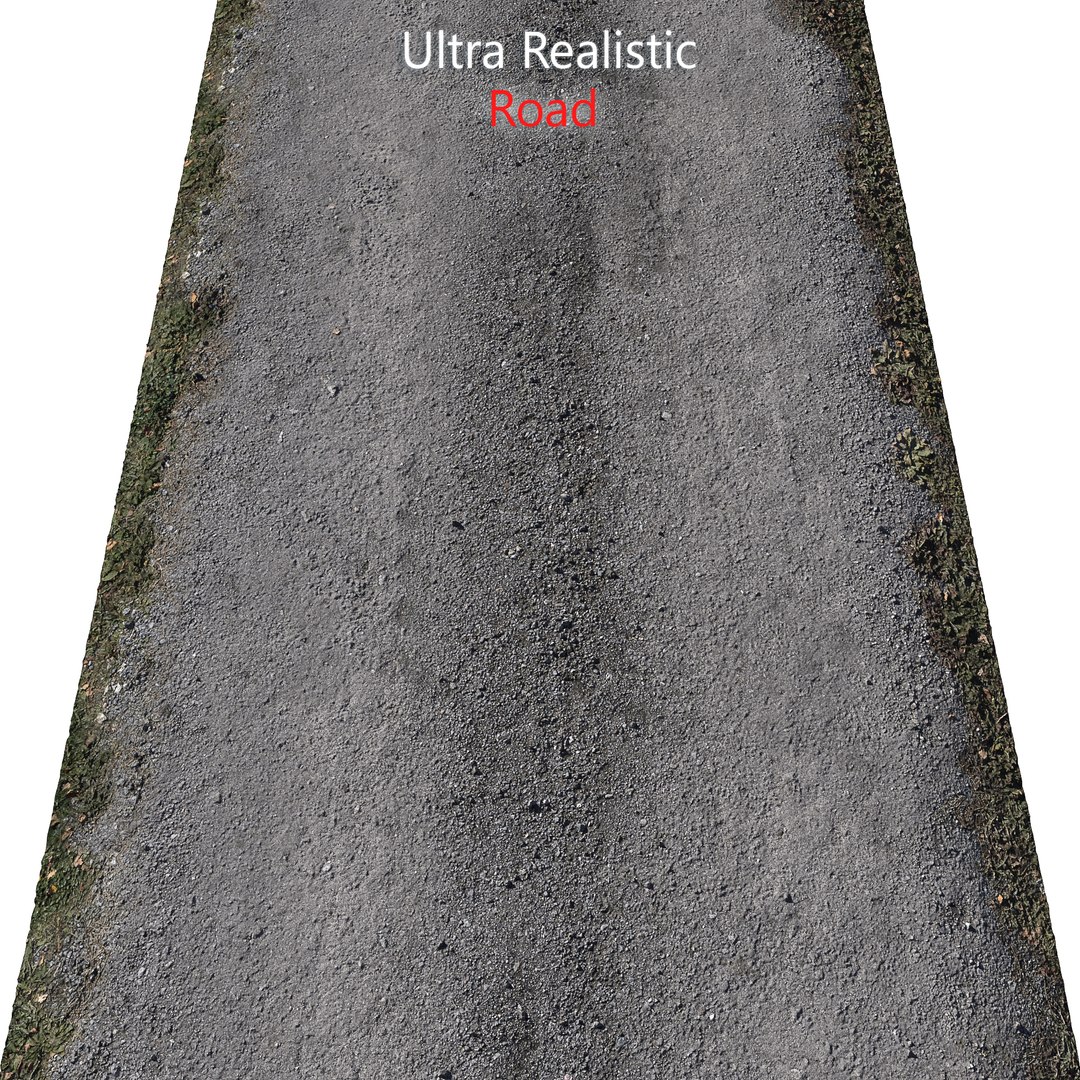 Realistic Road Model - TurboSquid 1634337