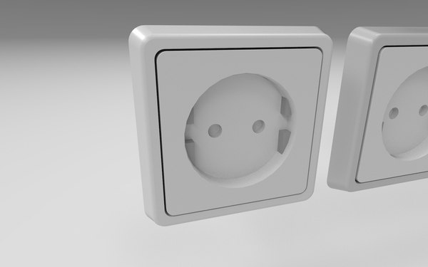Electrical sockets pack 3D model - TurboSquid 1737927