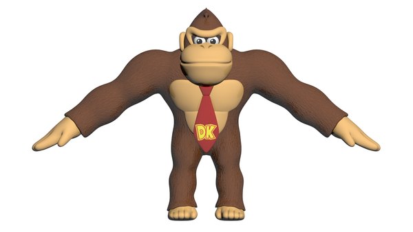 modelo 3d Donkey Kong plus animado - TurboSquid 2051353