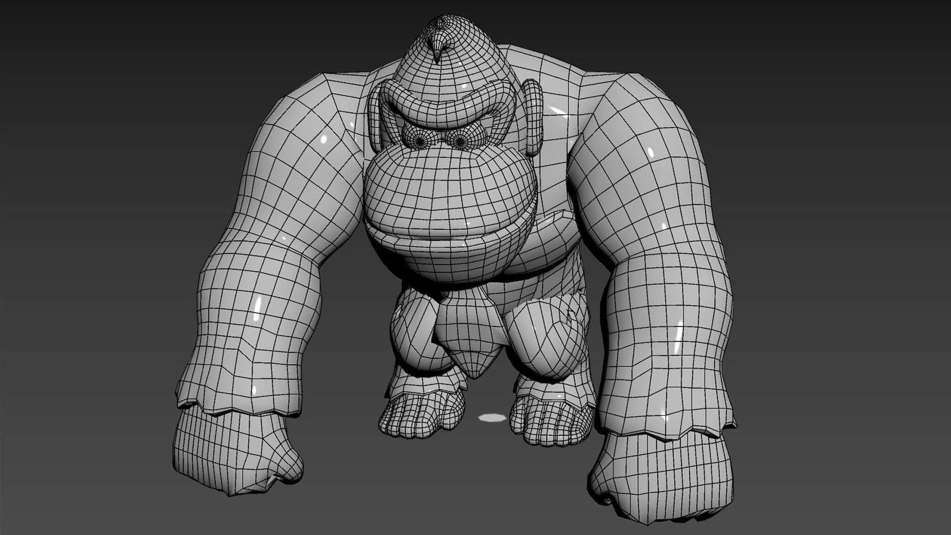 Donkey Kong Plus Animated 3D Model - TurboSquid 2051353