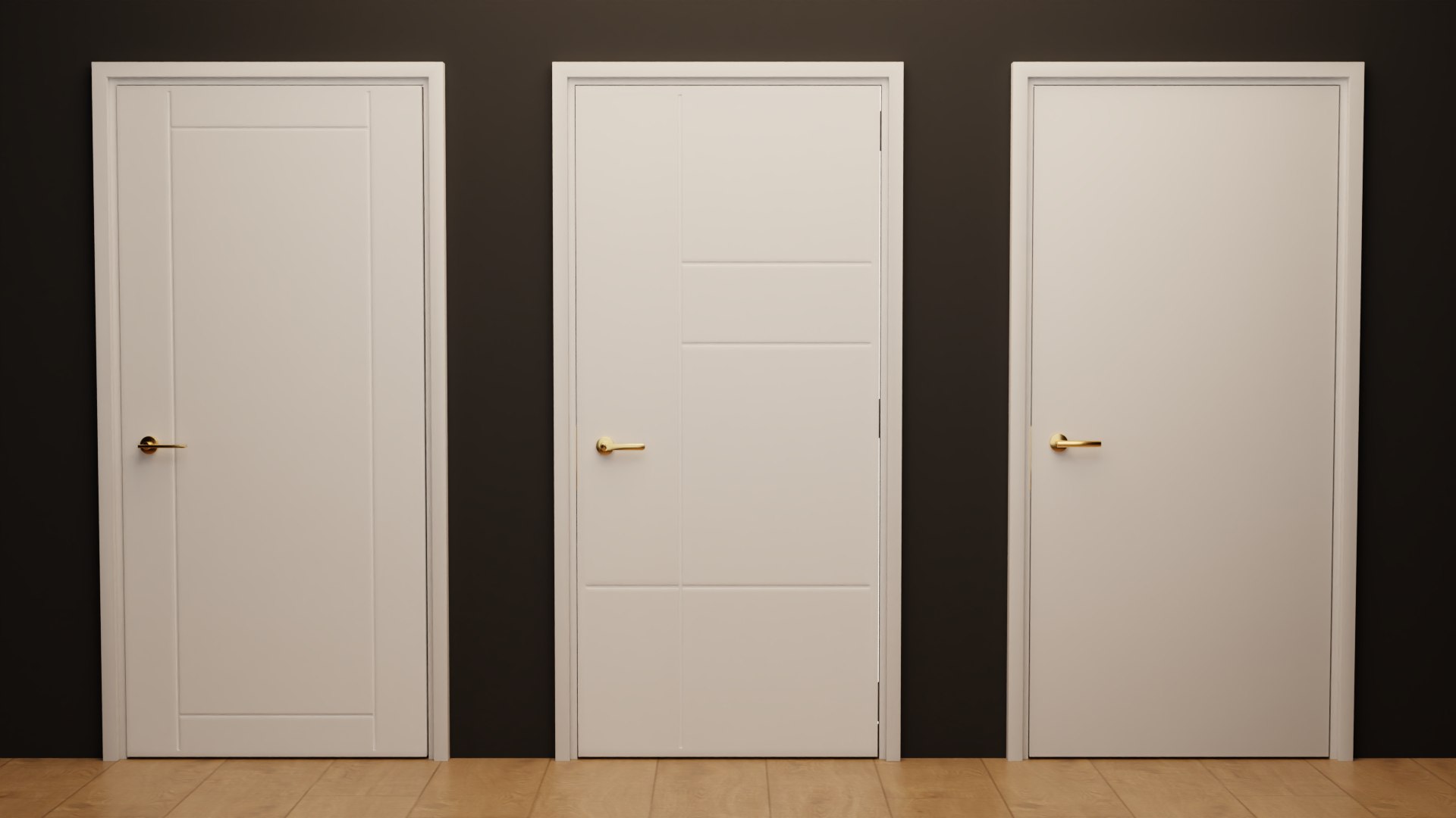 Door Set Room 3D model - TurboSquid 2110570
