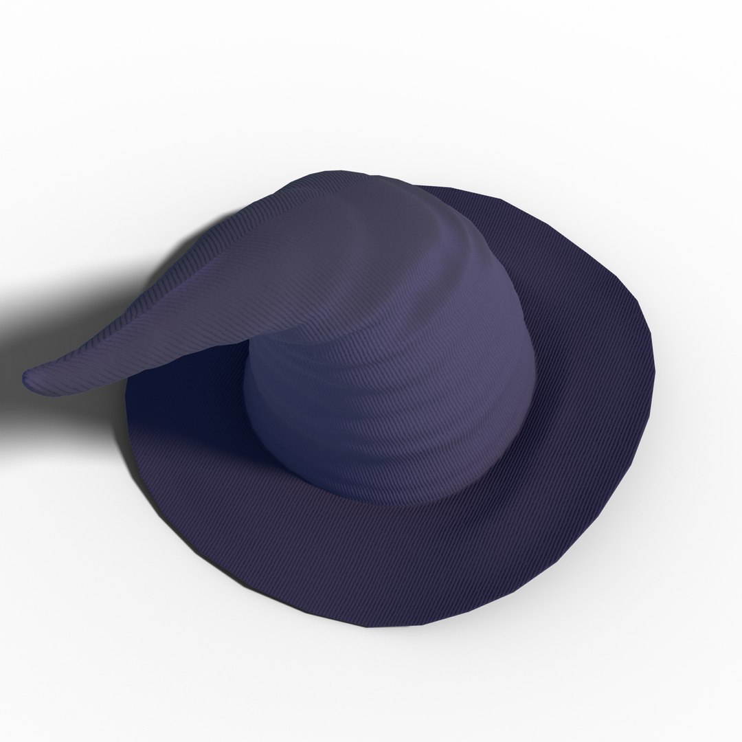Witch Wizard Hat model - TurboSquid 2086196