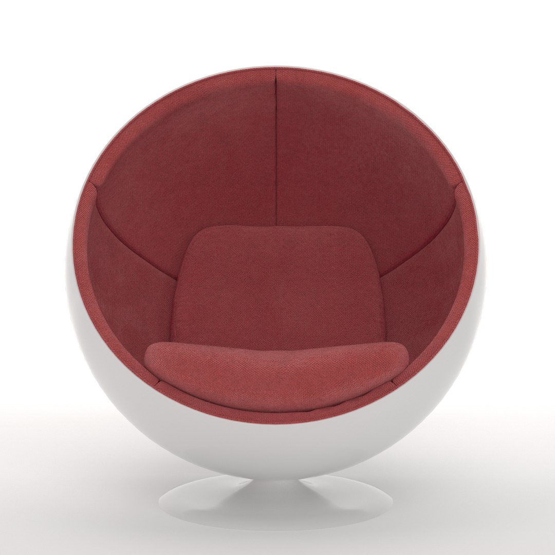 Classic Ball Seat on Stand 3D - TurboSquid 2110680