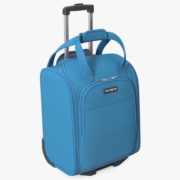 modelo 3d Softshell Luggage Samsonite Blue - TurboSquid 2088564