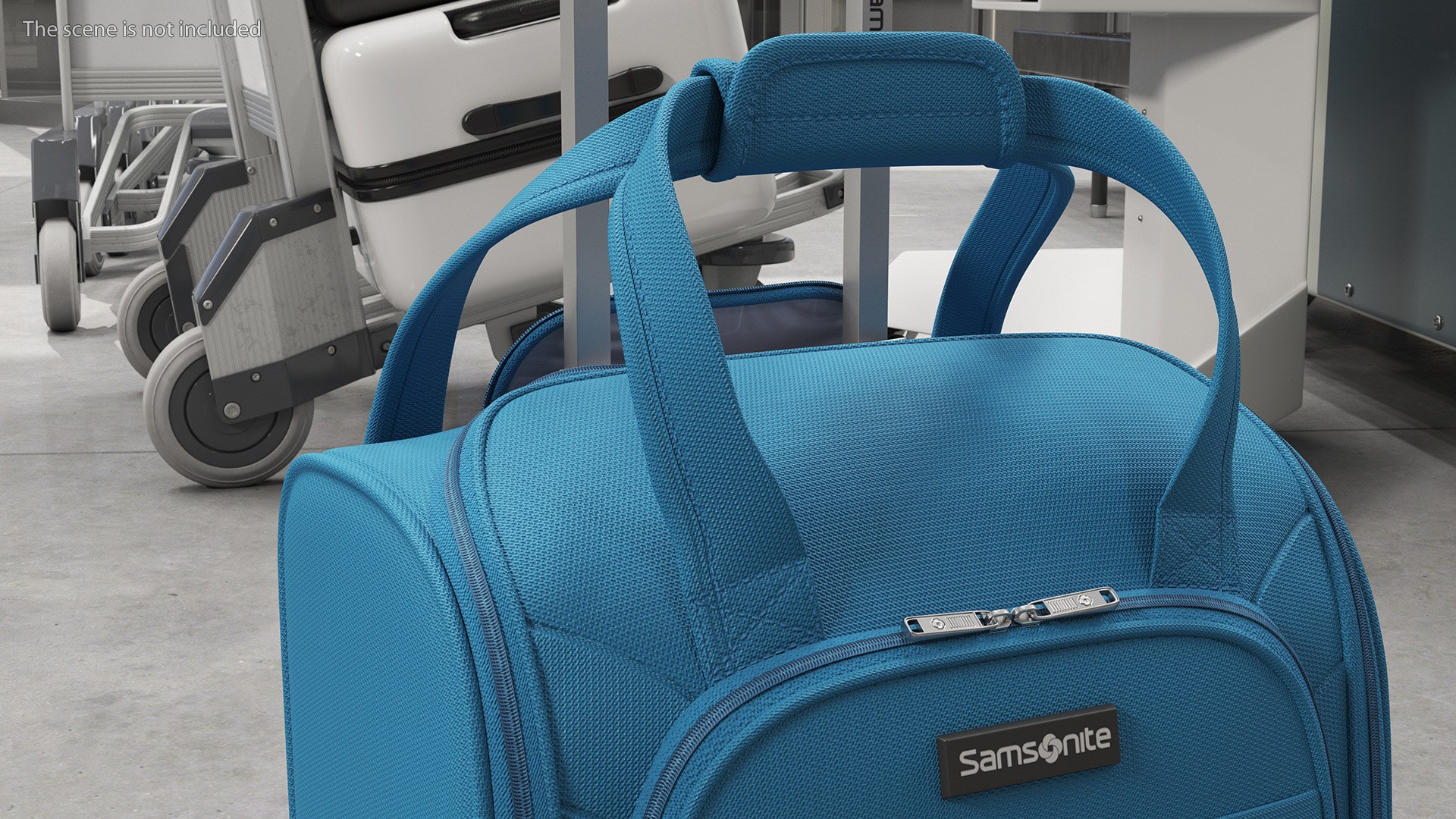 3D Softshell Luggage Samsonite Blue - TurboSquid 2088564