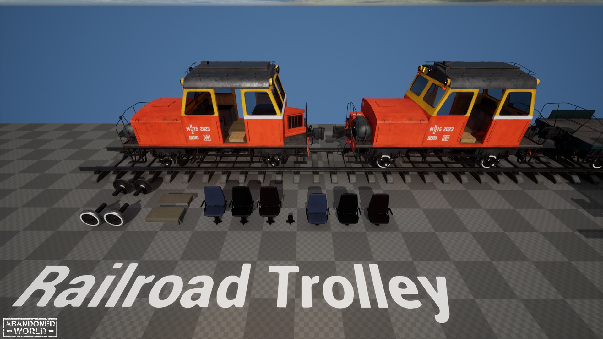 3D model Railroad Trolley - TurboSquid 2073055