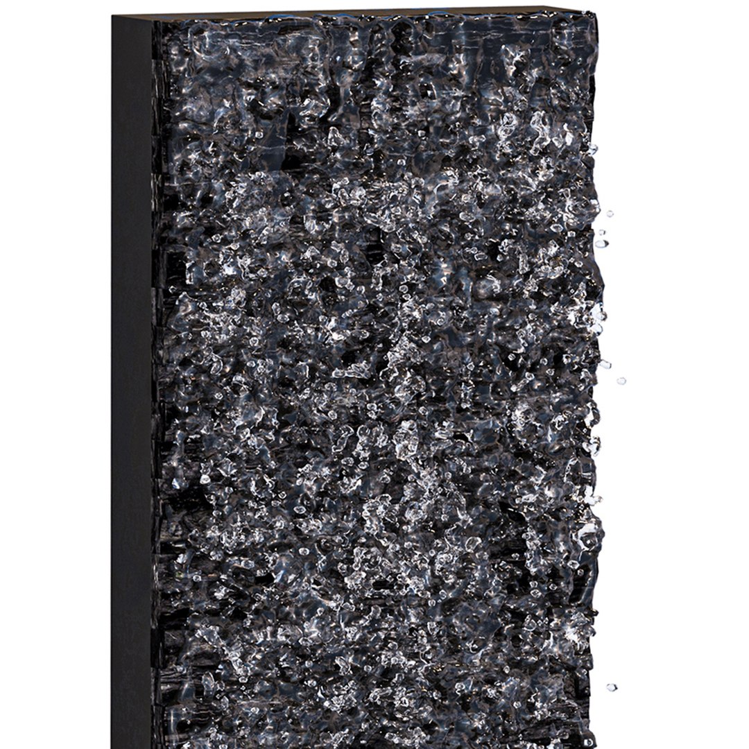 3D 3 Water Wall Fountains - TurboSquid 1938542