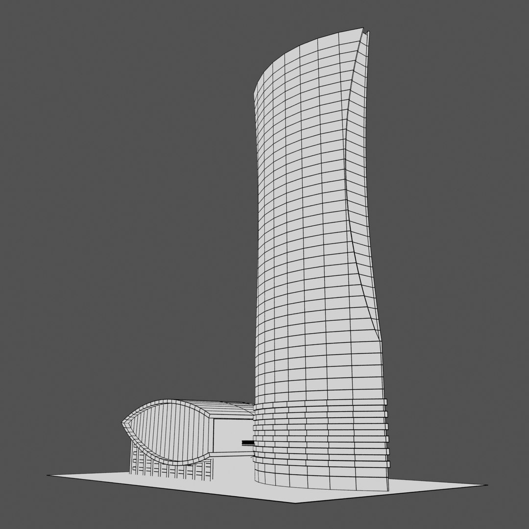 3d Qatar Navigation Towers