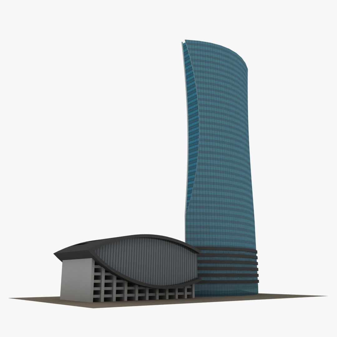 3d Qatar Navigation Towers