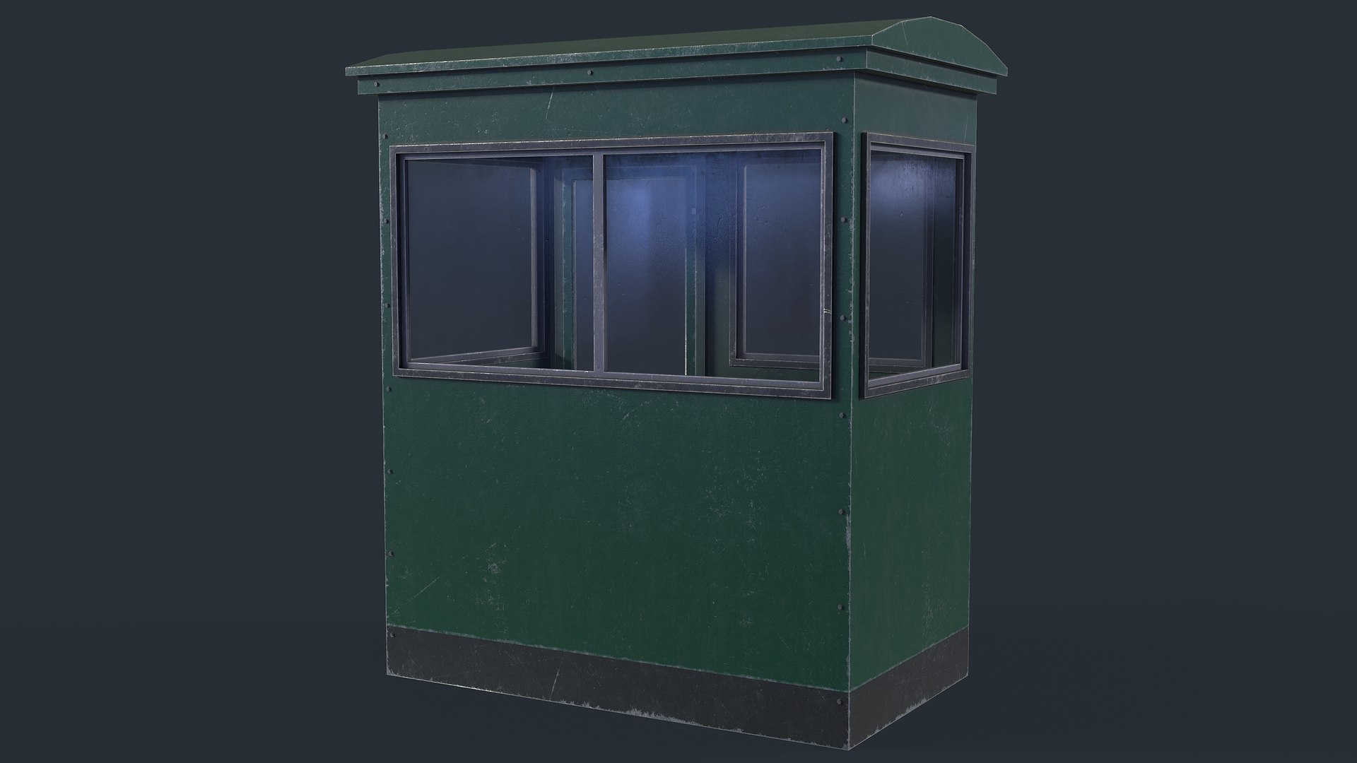 Checkpoint Security Booth 3D - TurboSquid 1877297