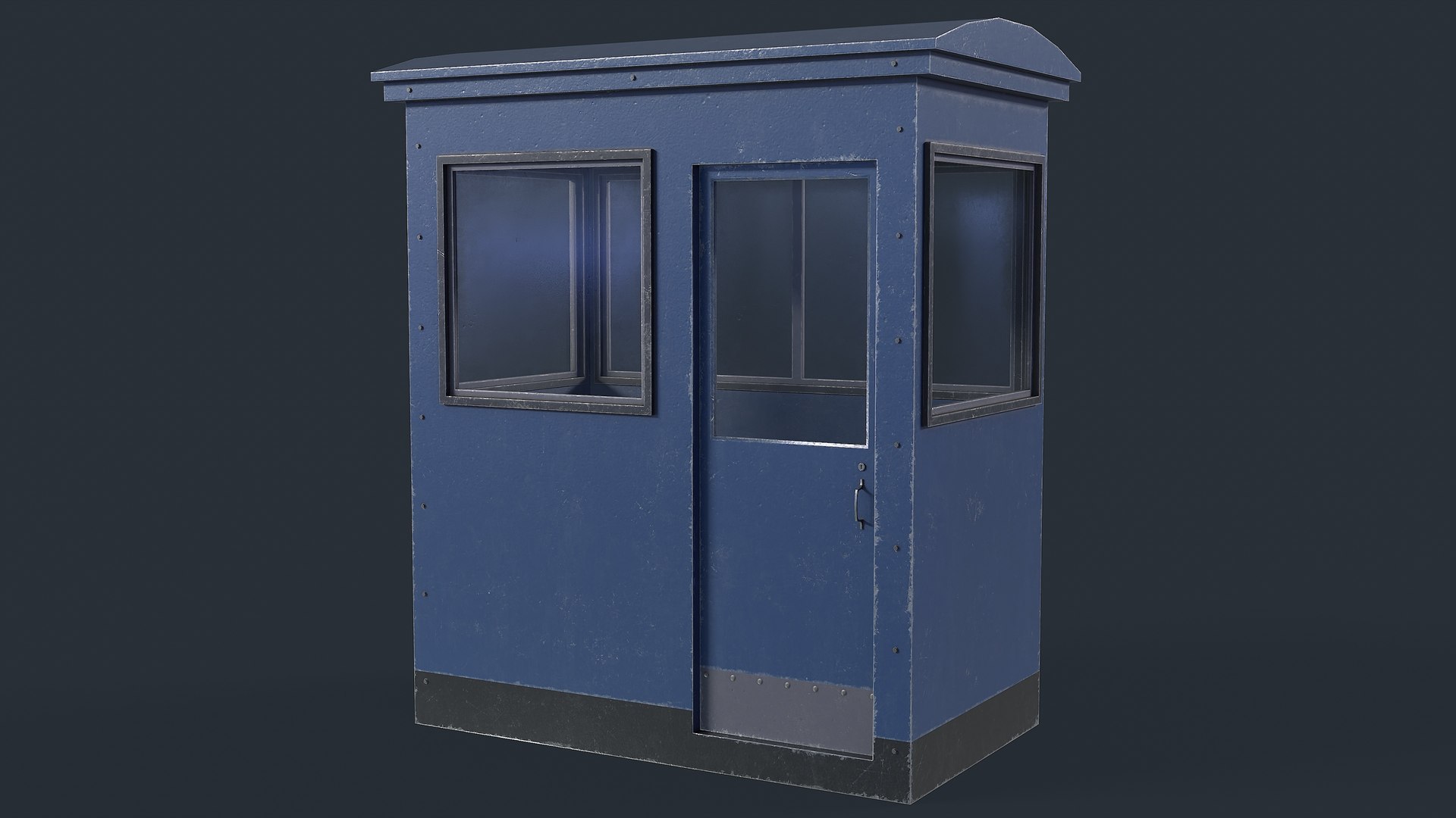 Checkpoint Security Booth 3D - TurboSquid 1877297